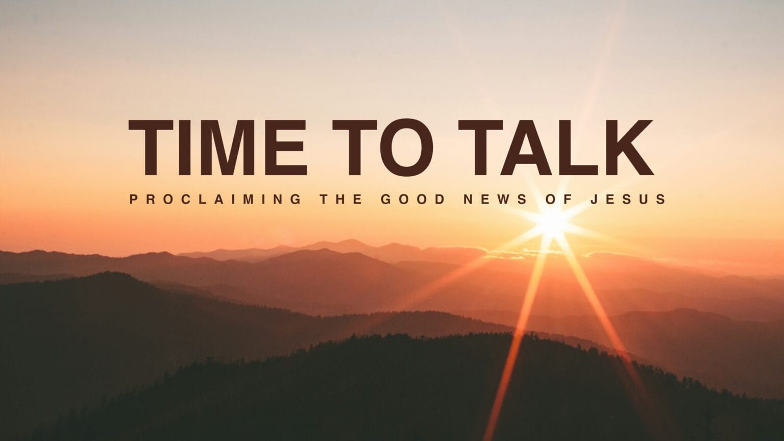 Time To Talk – Burke Community Church
